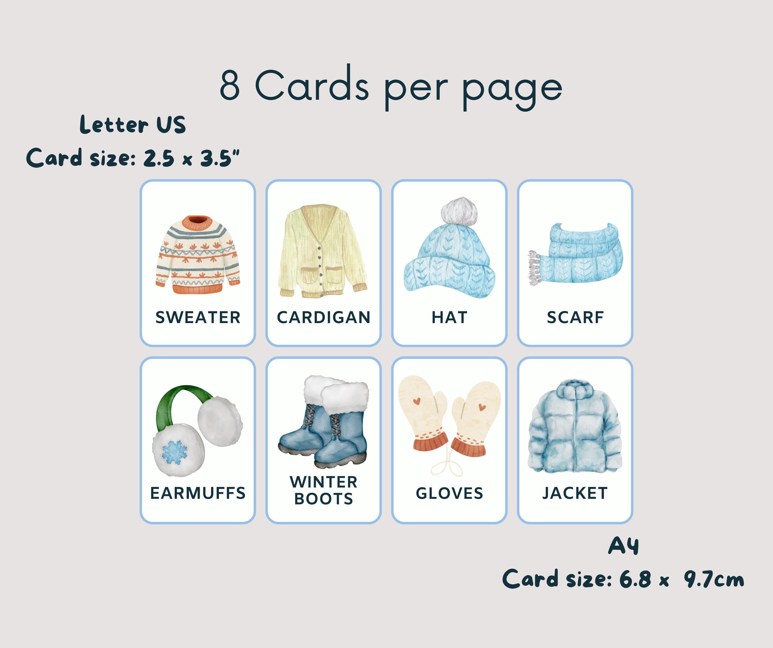 16 Winter Flashcards | Winter Flashcards | Nature Cards | Winter ...