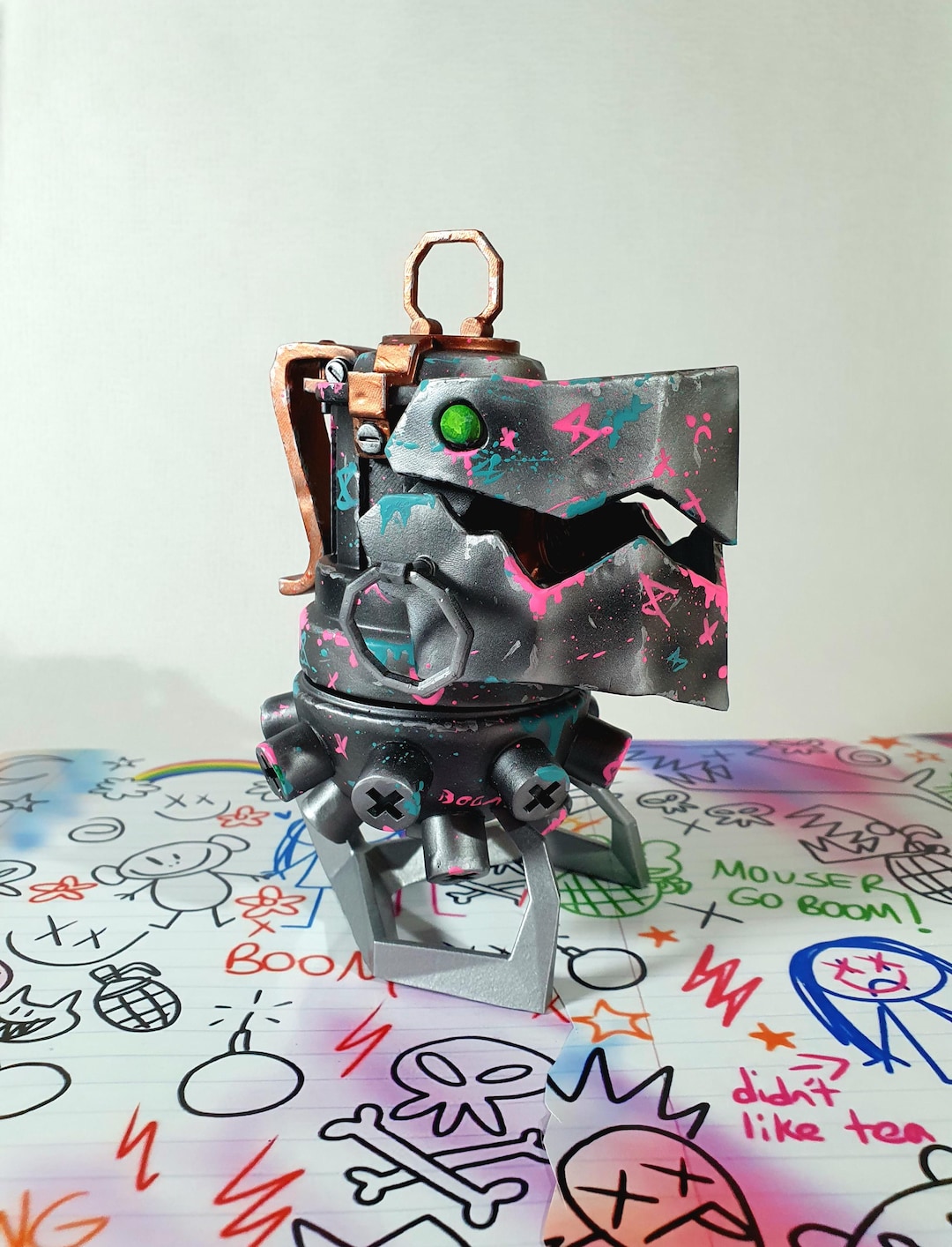 Resin Jinx Chomper Grenade Arcane Lol - Etsy