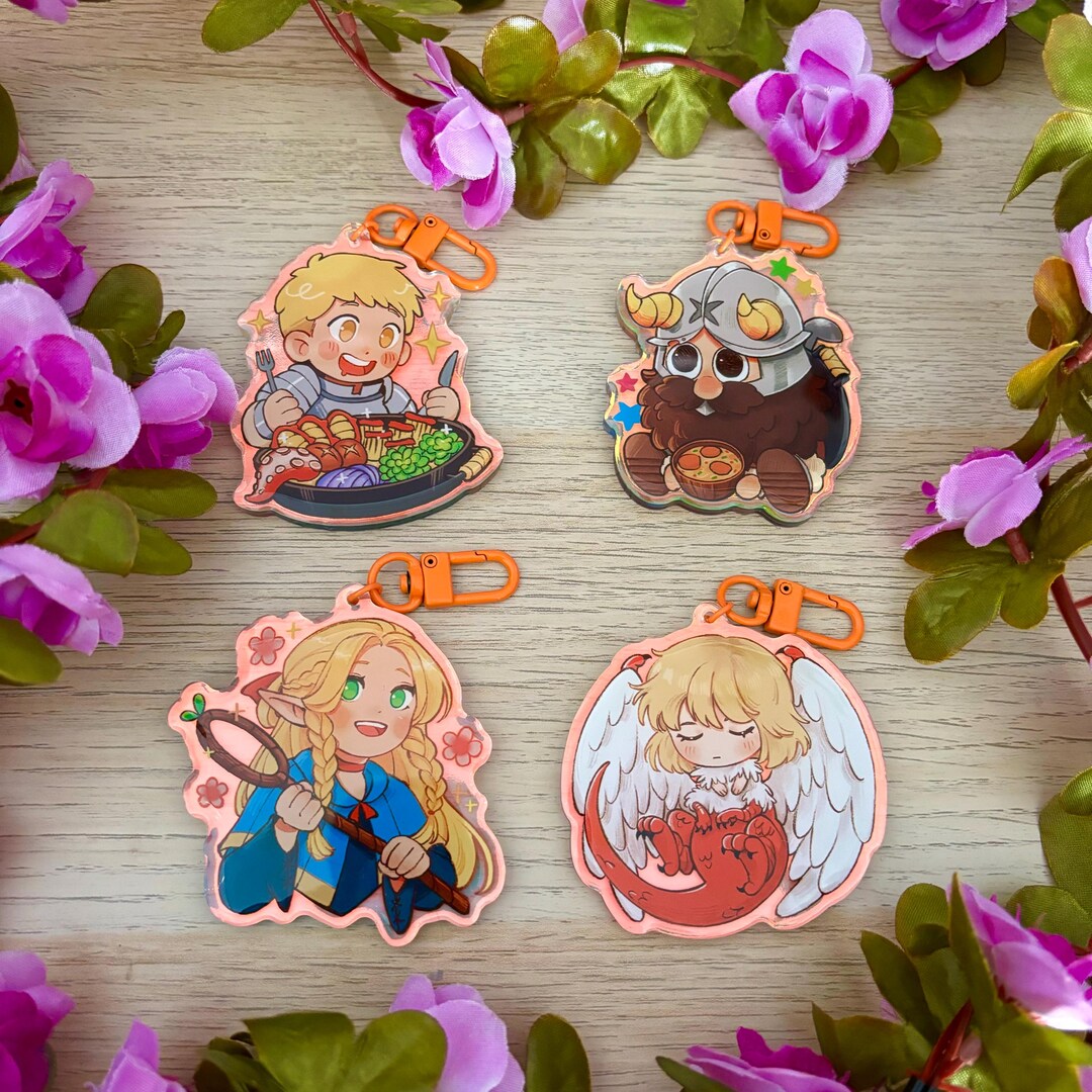 Dungeon Meshi Epoxy Keychain - Etsy