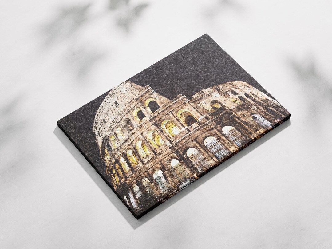 Colosseum Sketch Print: Rome Travel Art (digital Download, 9 Ratios) - Etsy