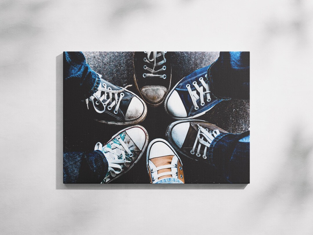 Sneaker Circle Digital Art | Street Art | Colorful Home Decor | Fashion ...
