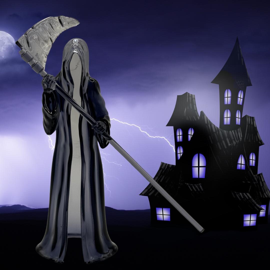 Grim Reaper Figurine Spooky Halloween Decoration - Etsy
