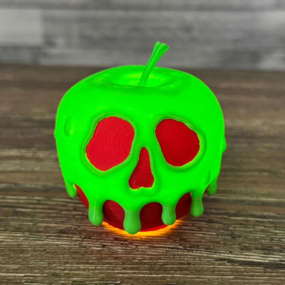 Tinybrights Poison Apple Light: Evil Queen Wicked Witch Decor ...