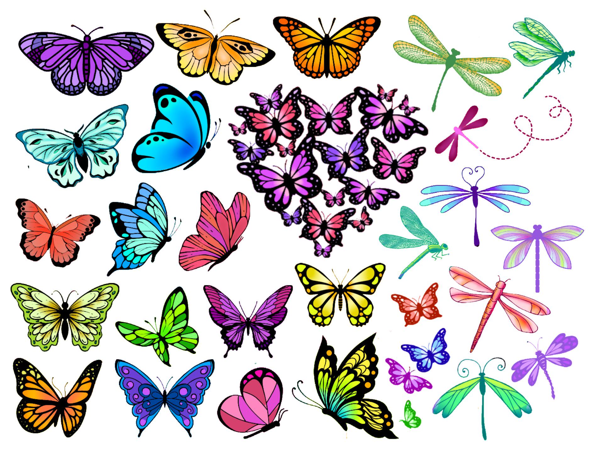 Winged Friends Temporary Tattoos & Stickers - Etsy