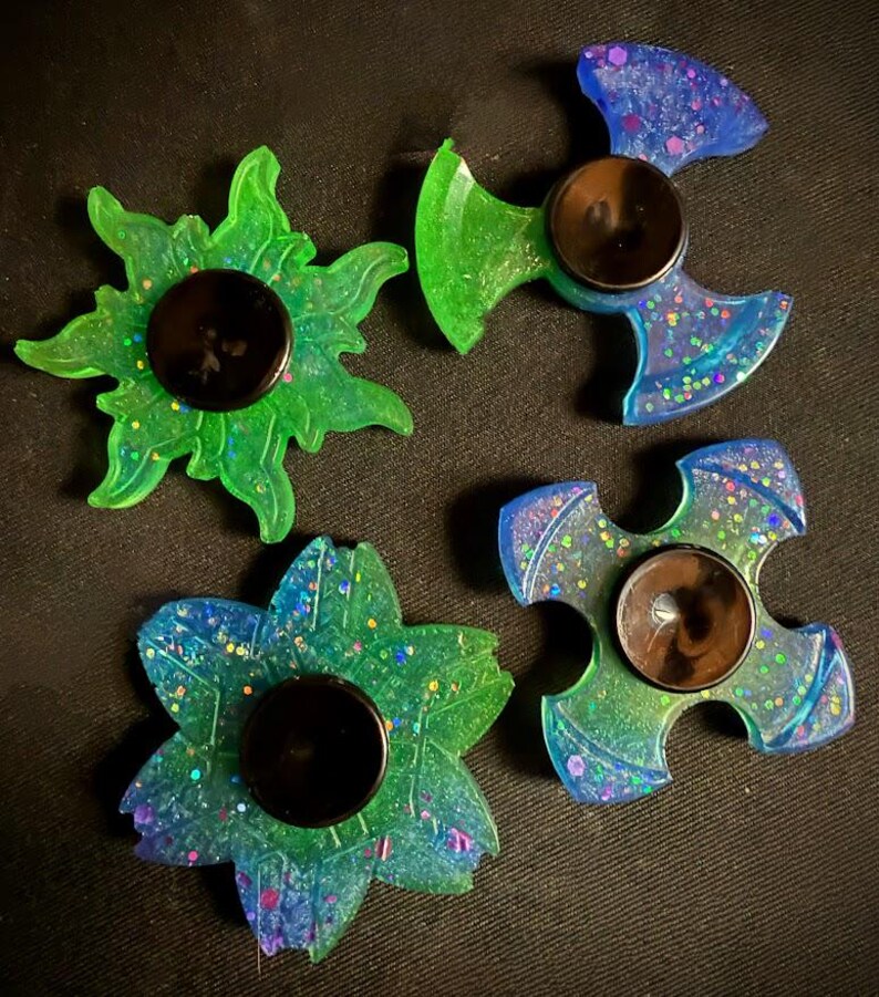 Custom Resin Fidget Spinners - Etsy