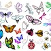 Winged Friends Temporary Tattoos & Stickers - Etsy