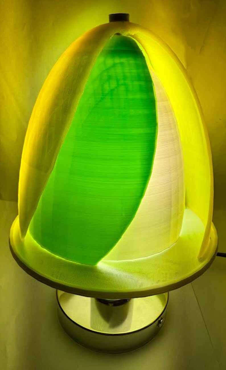 Custom 3D Printed Rotating Lamp W/ Base - Etsy
