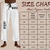 Printify Men’s Pajama Pants (AOP) Size Chart, Men’s Pajama Pants Mockup ...