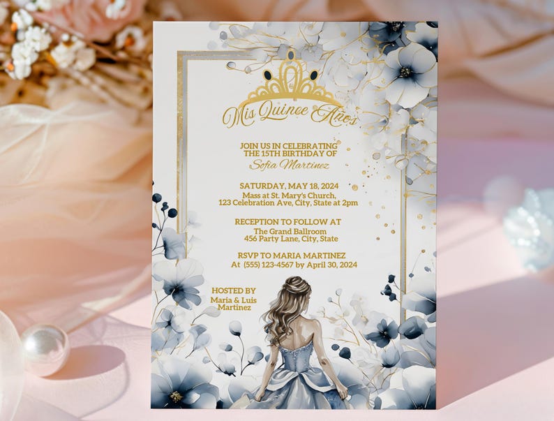 Quinceanera Invitation, Quinceanera Invitations, Quince Invitations ...