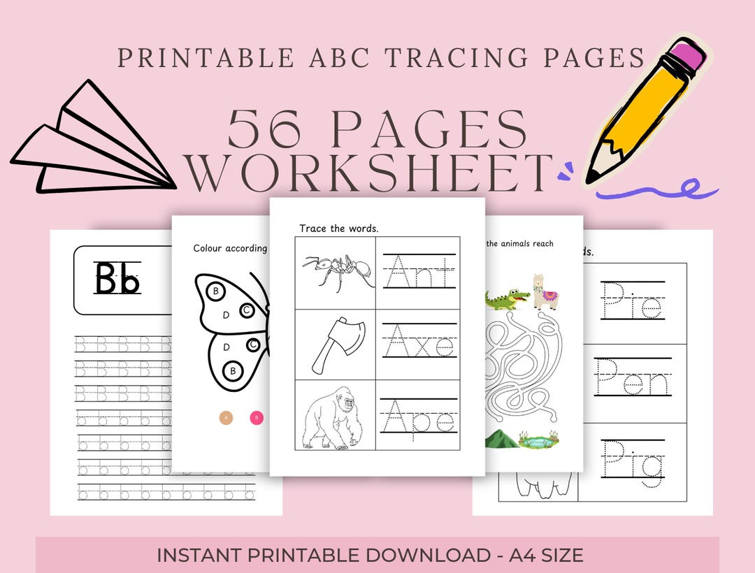 Fun Alphabet Tracing for Kids L ABC Tracing L Daycare Learning L ...