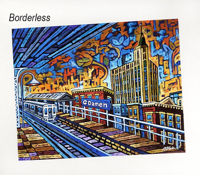 Damen Stop Chicago Bucktown Chicago Neighborhood Chicago - Etsy