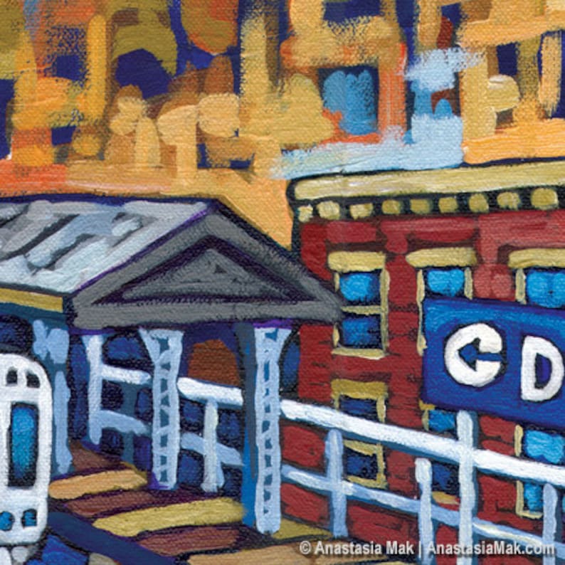 Damen Stop Chicago Bucktown Chicago Neighborhood Chicago - Etsy