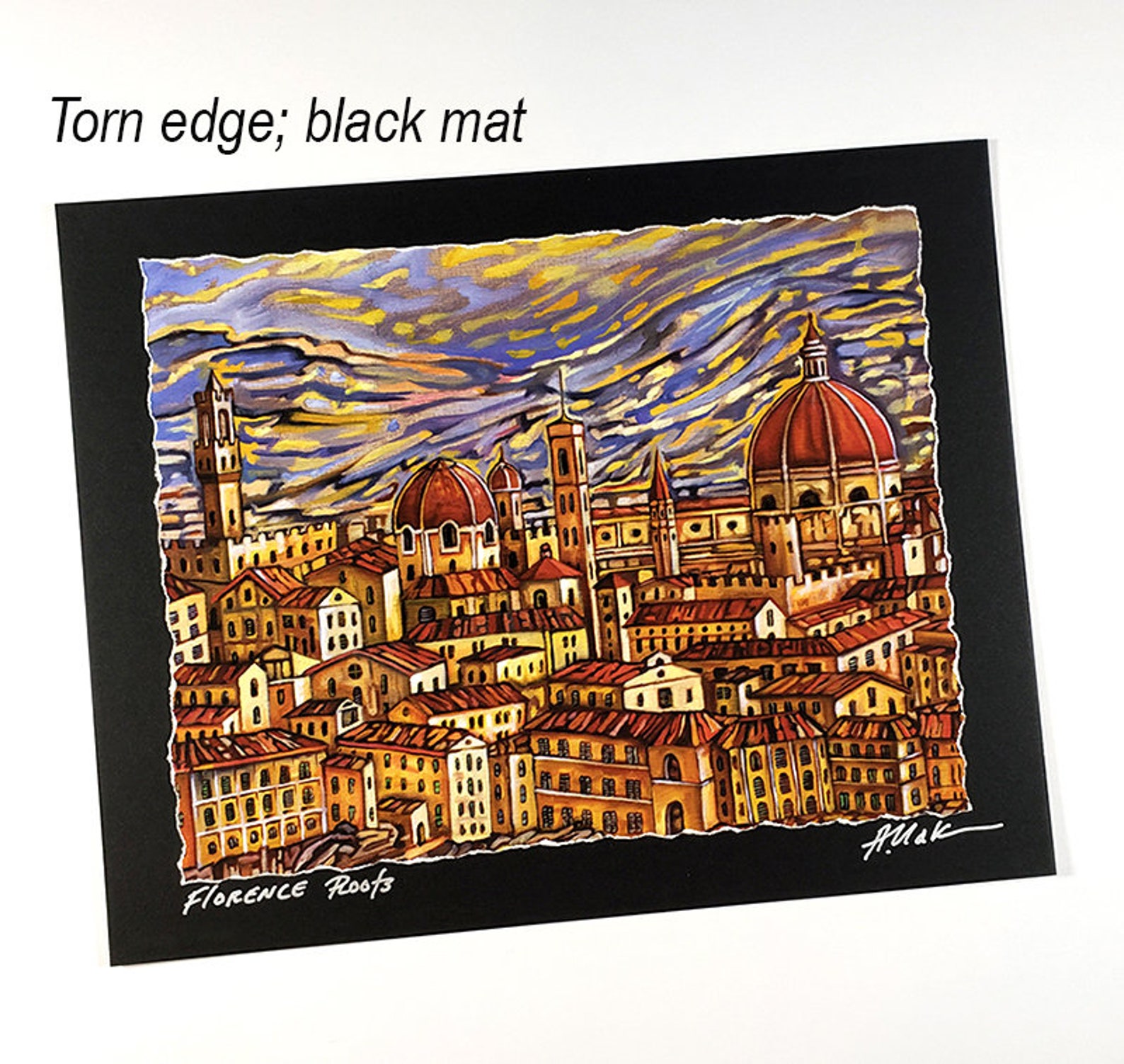 Florence Print, Florence Roofs, Duomo, Florence Italy, Florence Art, by ...
