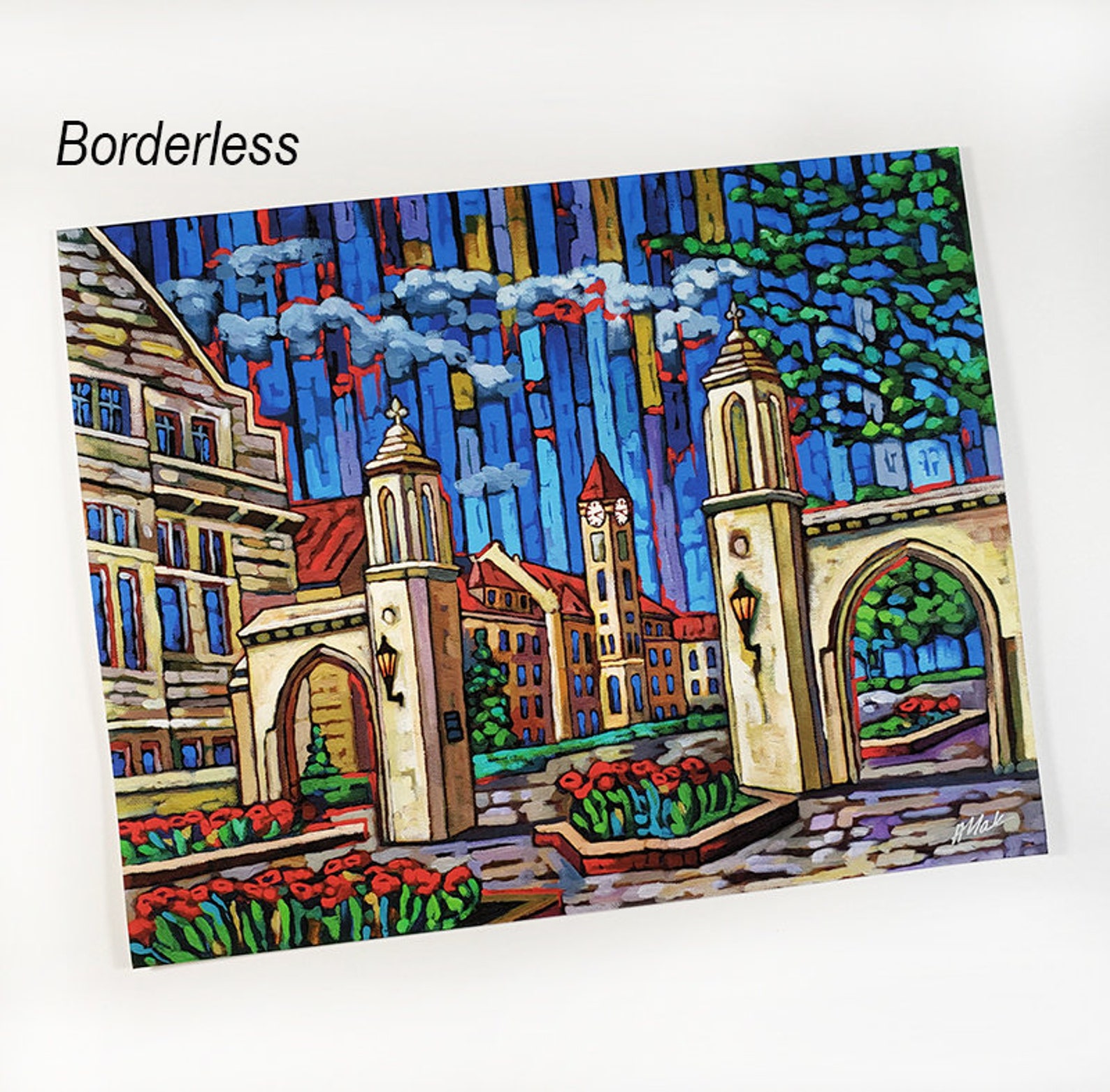 Sample Gates, Indiana University, Sample Gates Print, IU Art, by ...