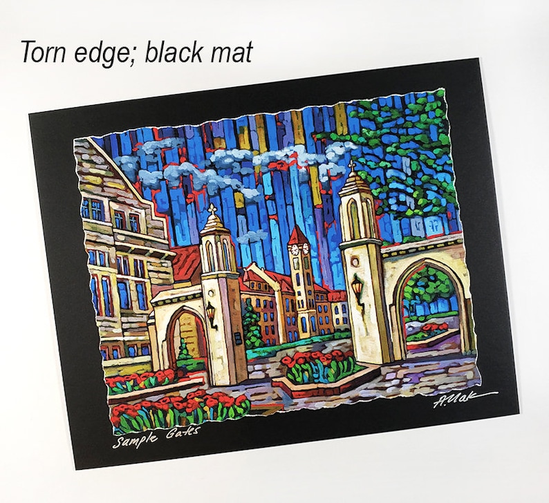 Sample Gates, Indiana University, Sample Gates Print, IU Art, by ...