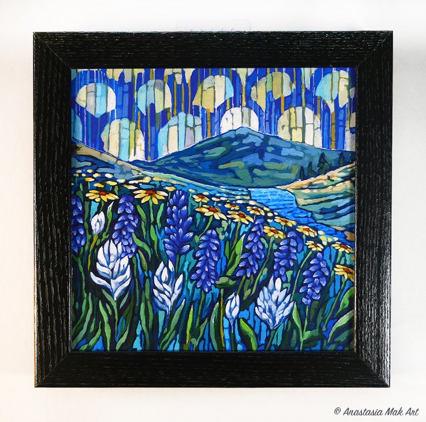Colorado Wildflowers Wildflowers Print Colorado Painting - Etsy