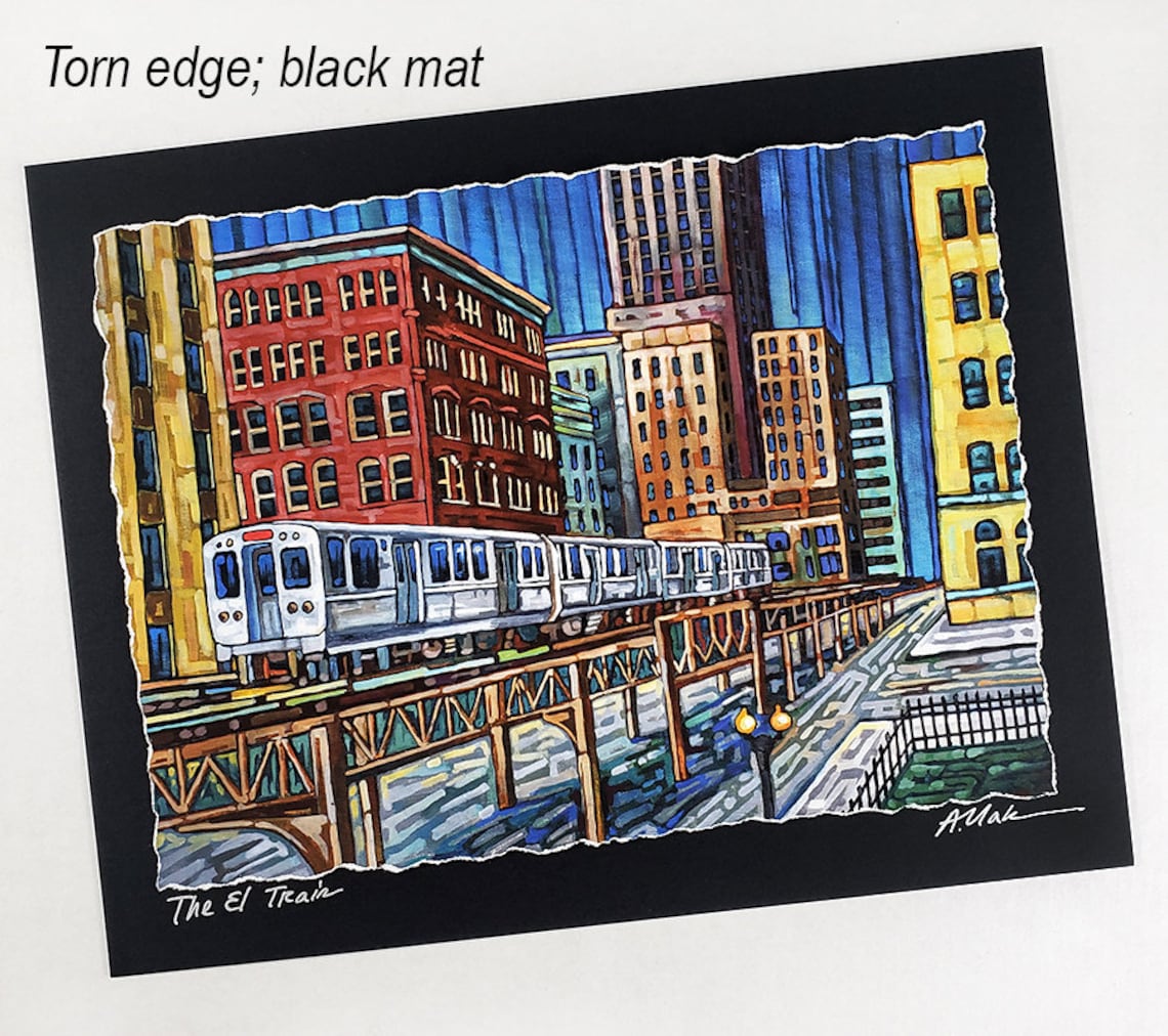 Chicago El Train, Chicago CTA, Downtown, Chicago Landmark, Chicago ...