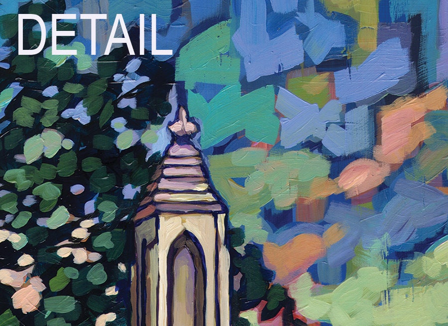 Indiana University Art Sample Gates IU Hoosiers - Etsy