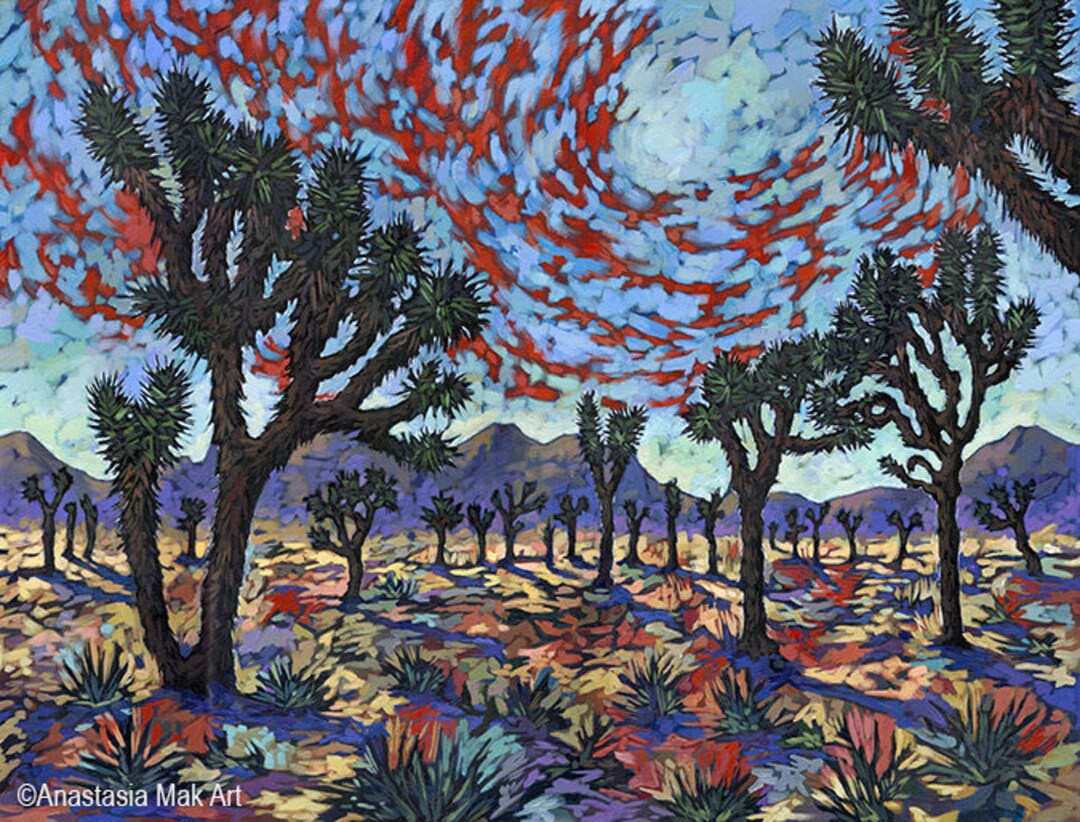 Joshua Tree Print, Joshua Tree Art, Joshua Tree CA, California Desert ...