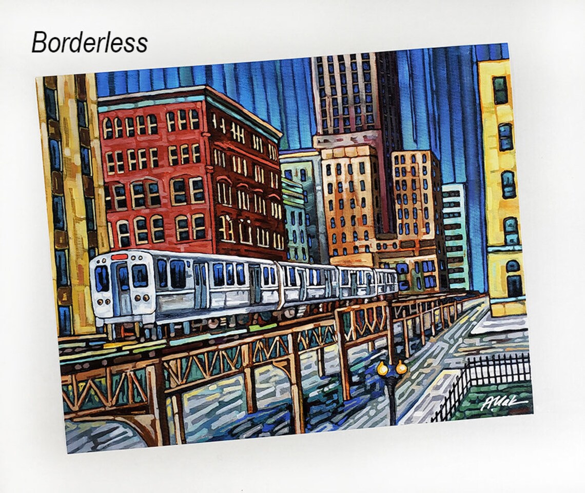 Chicago El Train, Chicago CTA, Downtown, Chicago Landmark, Chicago ...