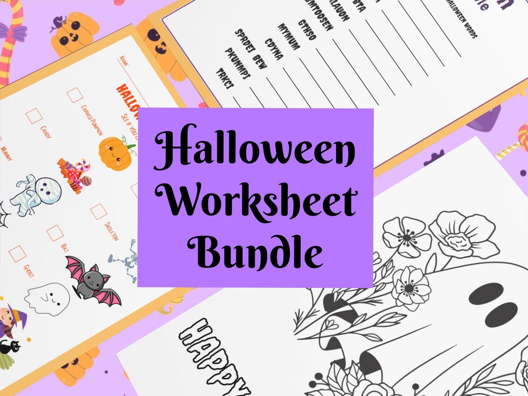 Halloween Scavenger Hunt Printable Classroom Office Party Game INSTANT ...