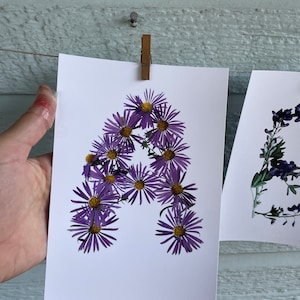 Wildflower Alphabet Printable Hanging Letter Cards | Phonetic Flower ...