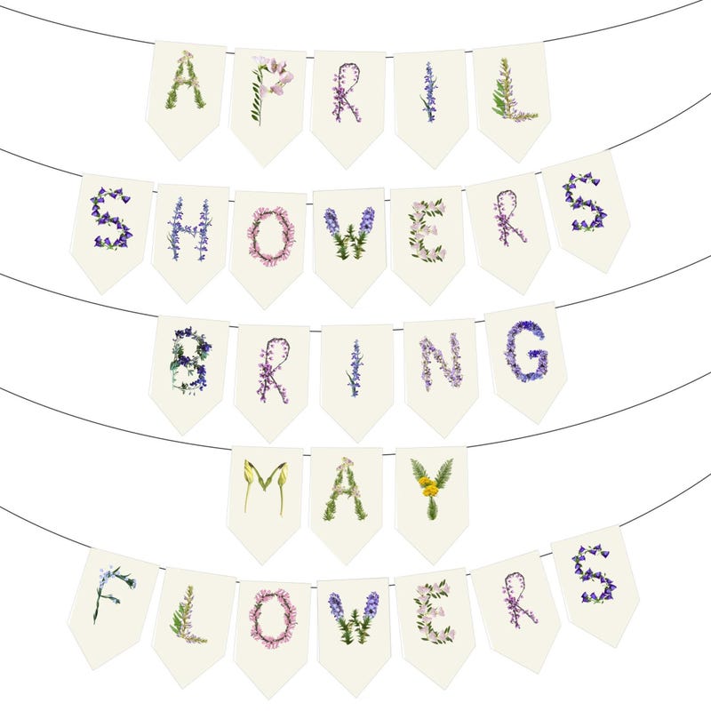 April Banners - Etsy