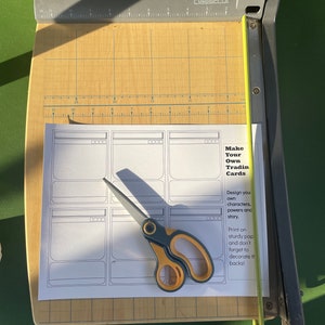 DIY Trading Card Template: Printable Card Activity (PDF) - Etsy