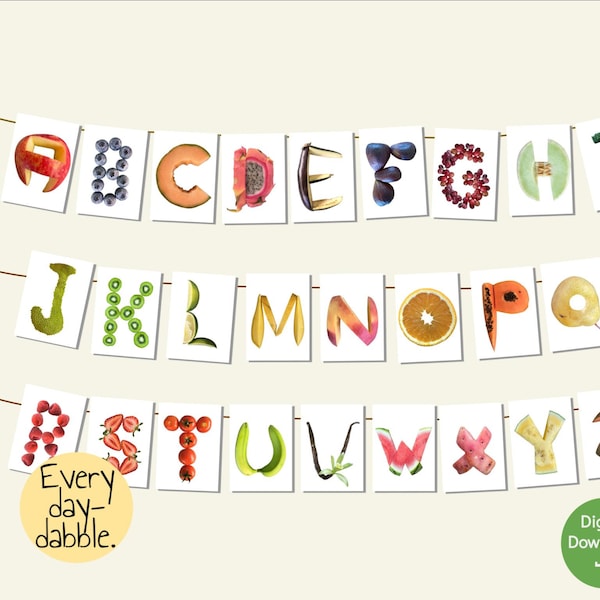 Fruit Banner - Etsy