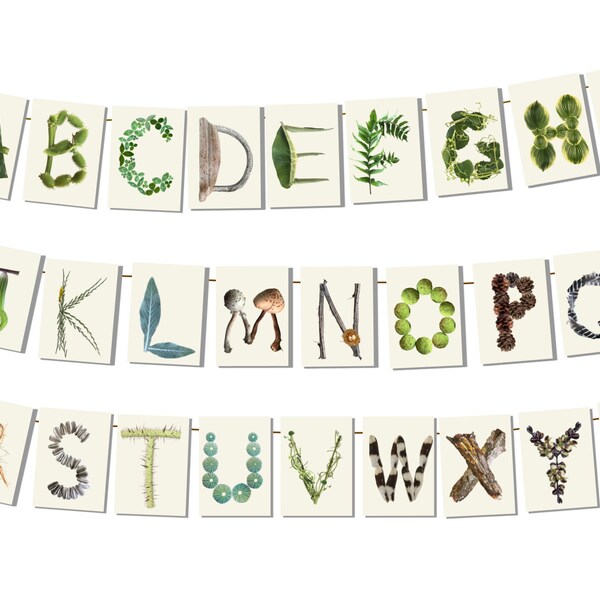 Nature Letters - Etsy