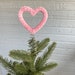 Heart Tree Topper for Your Valentine Tree 3, 4 or 6 Inch Hearts Choose ...