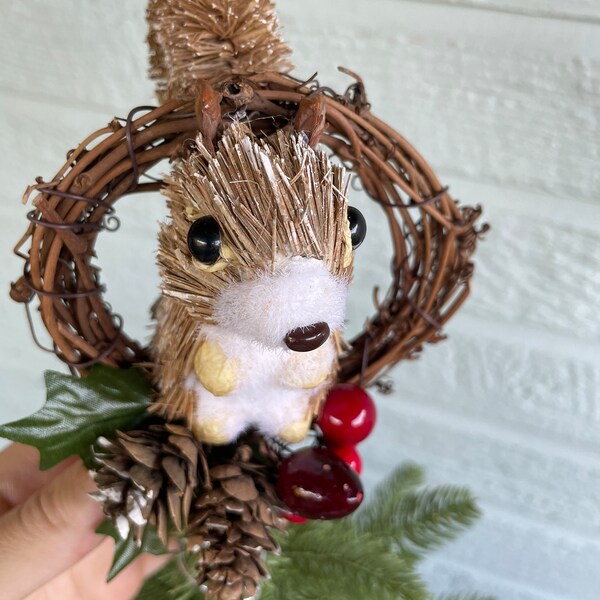 Tree Topper Squirrel - Etsy