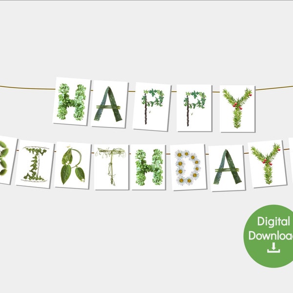 Happy Birthday Banner - Etsy