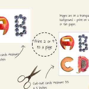 Fruits From A to Z - Printable Alphabet Banner With Labelled and ...