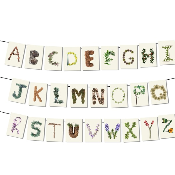 Nature Letters - Etsy