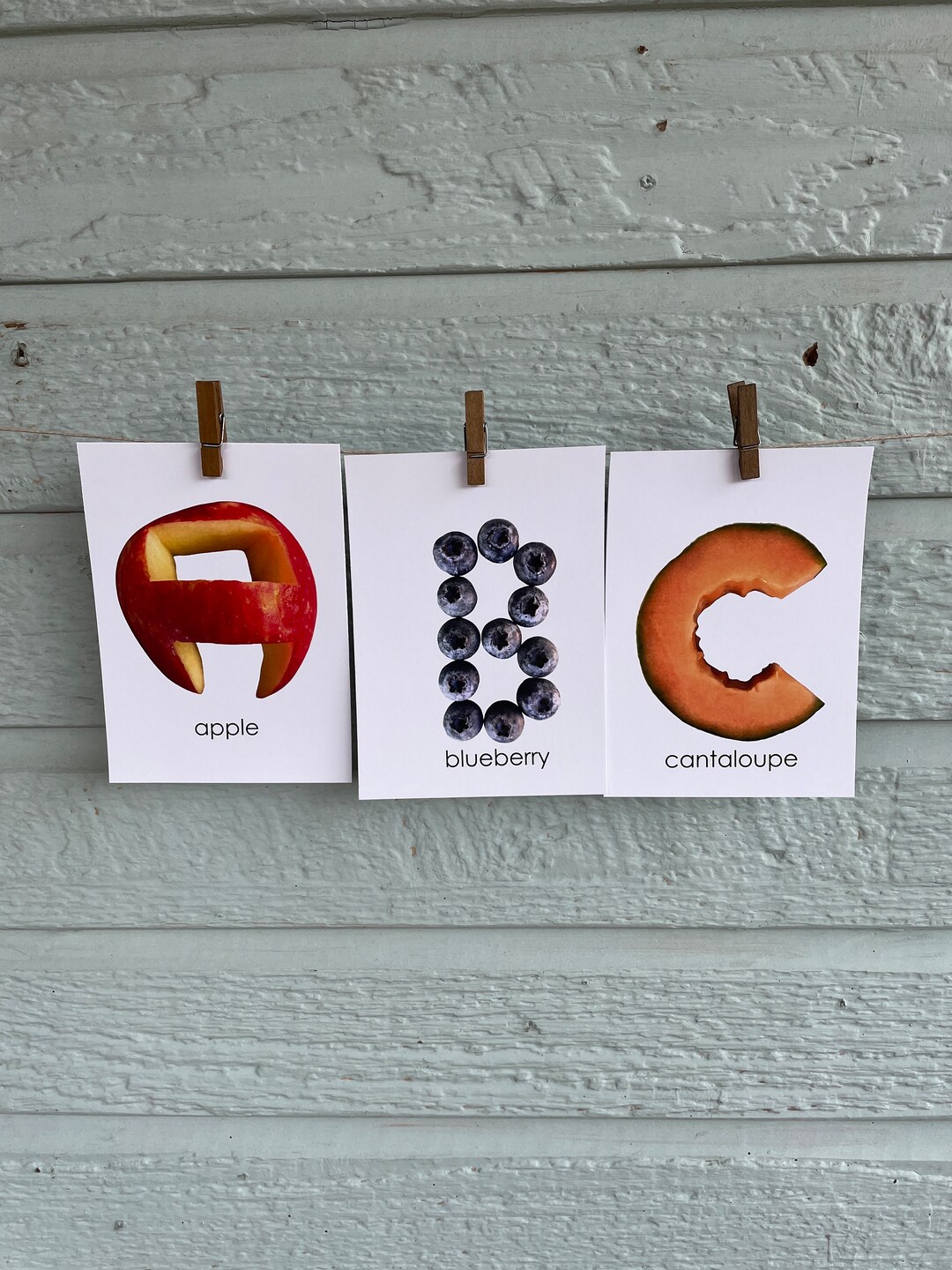 Printable Fruits and Vegetables Alphabet Labeled With Food Names ...