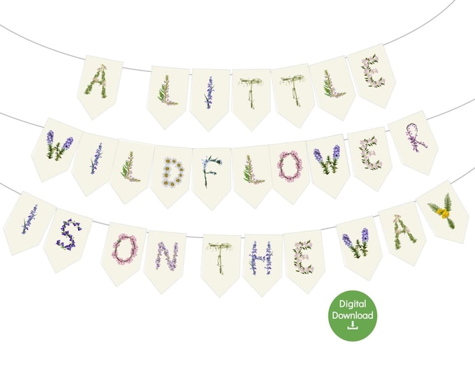 Love in Bloom Banner Bridal Shower Banner Custom Sign Daisy Bridal ...
