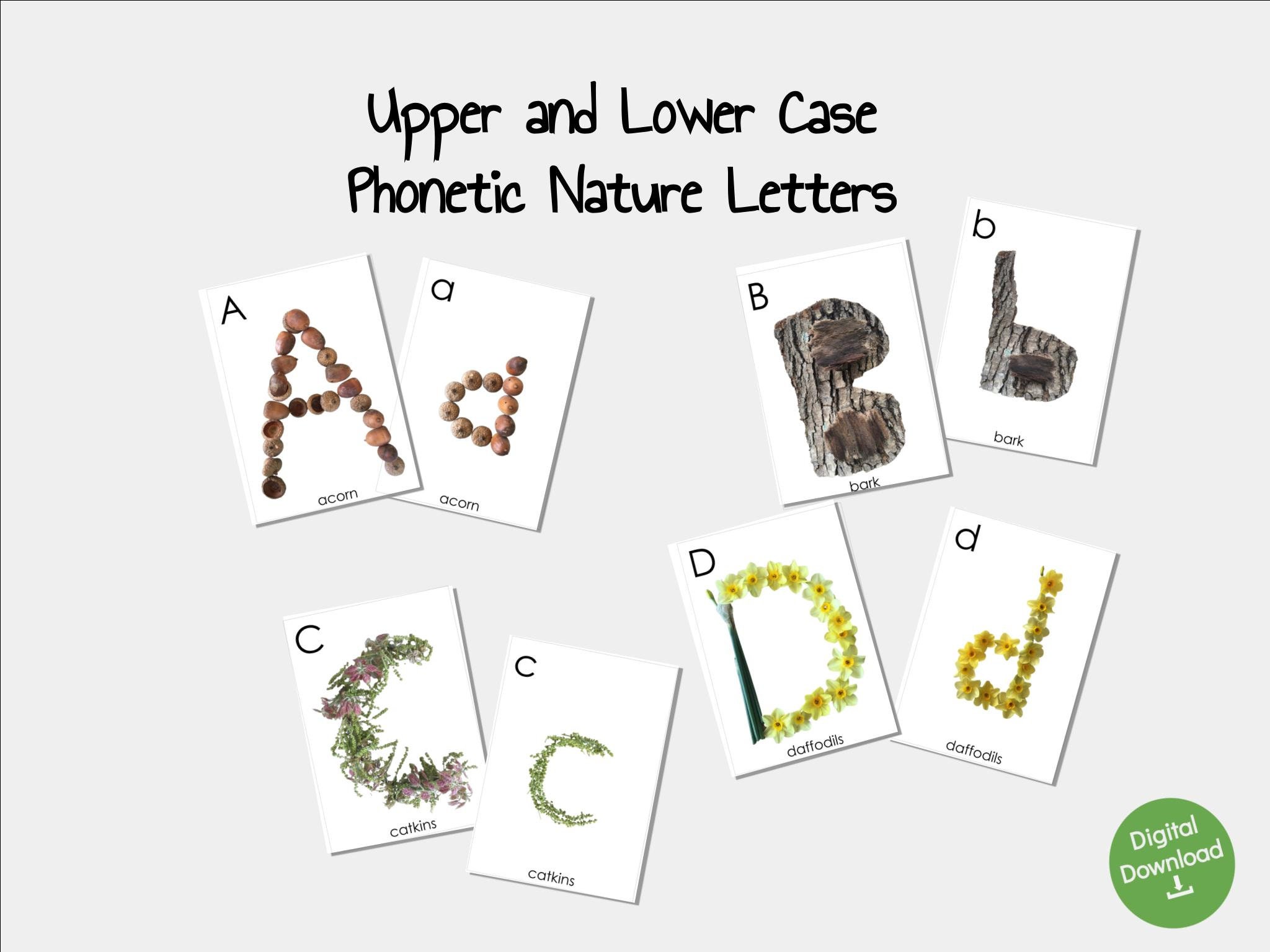 Printable Alphabet Letters In Nature M