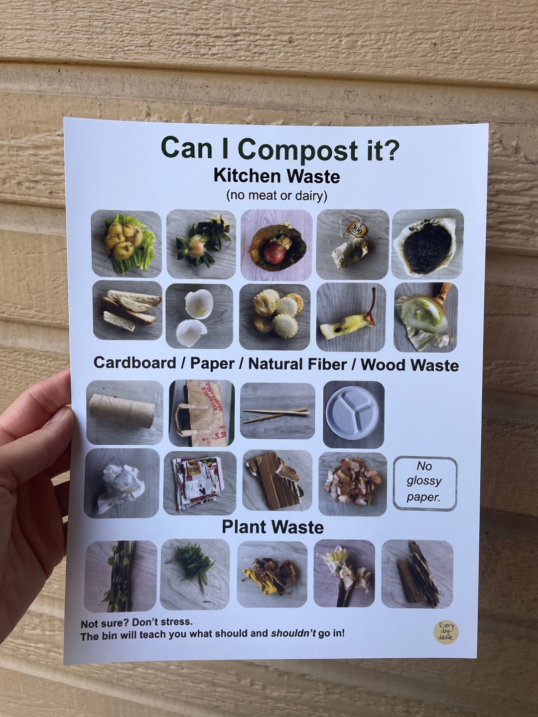 Printable Compost Mini Poster and Compost Sequence Cards Digital ...