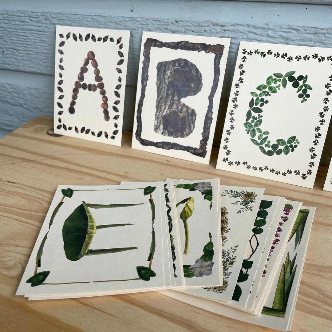 Printable Alphabet for a Woodland Classroom or Nursery - Digital ...