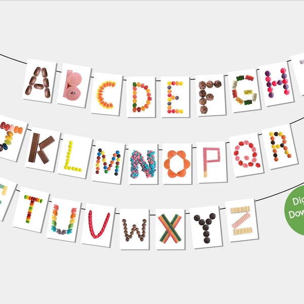 Candyland Letters - Etsy