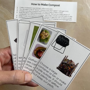 Printable Compost Mini Poster and Compost Sequence Cards - Digital ...