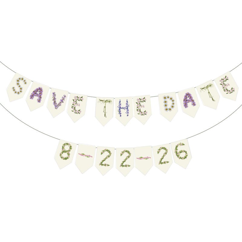 Save the Date Banner - Etsy