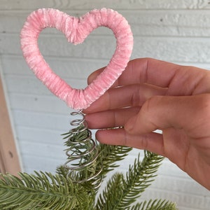 Heart Tree Topper for Your Valentine Tree 3, 4 or 6 Inch Hearts Choose ...