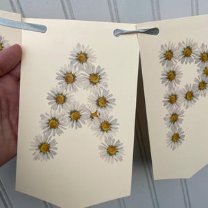 Happy Birthday Banner - Daisy Theme Party Decor - DIY Banner Customize ...