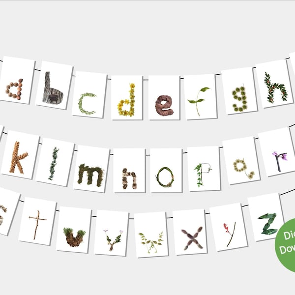 Alphabet Cards - Etsy UK