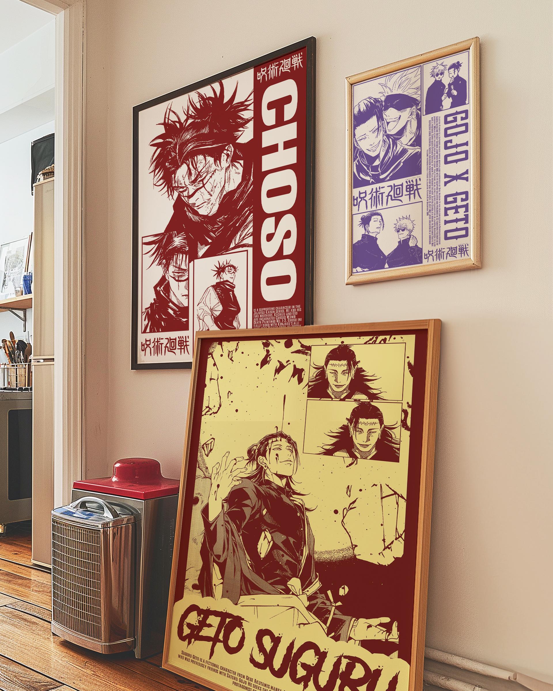 Anime Poster Set of 3 buy 3 Get 2 Free Poster Anime Gifts Anime Art ...