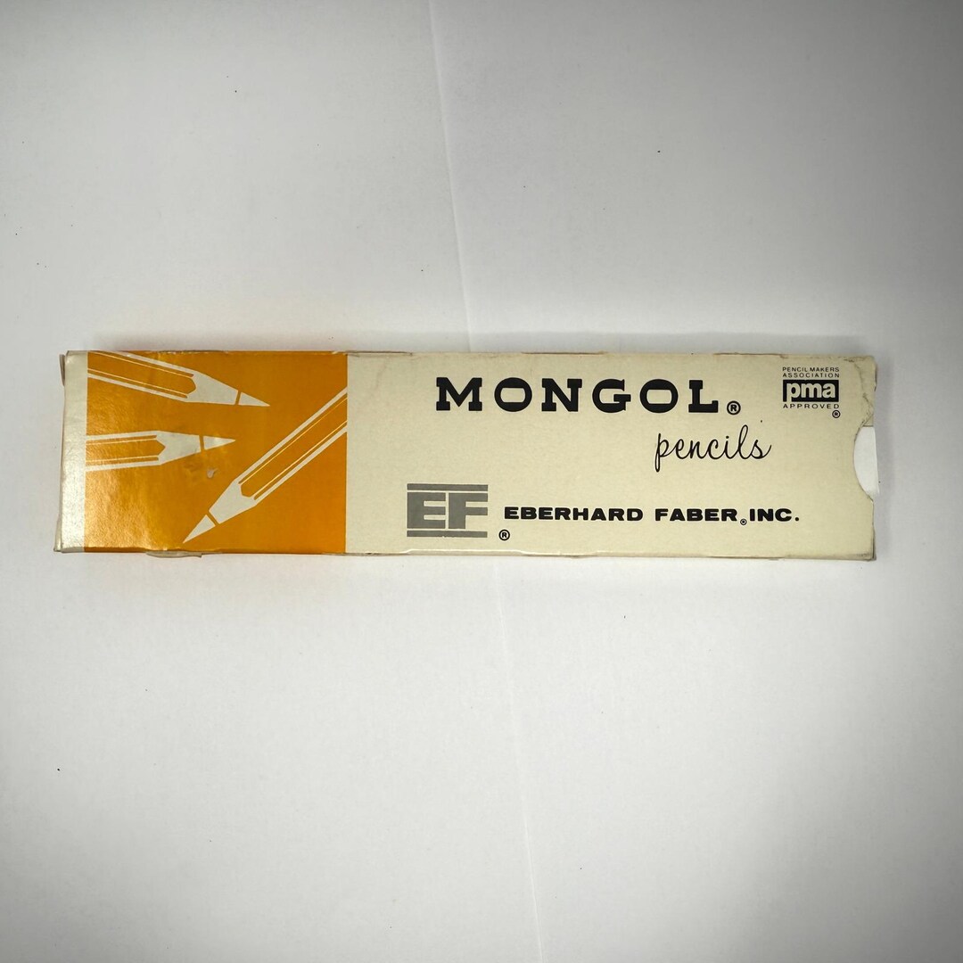 Eberhard Faber Mongol Pencils 482-2 No 2 Lead PMA Approved 1 Dozen Box ...