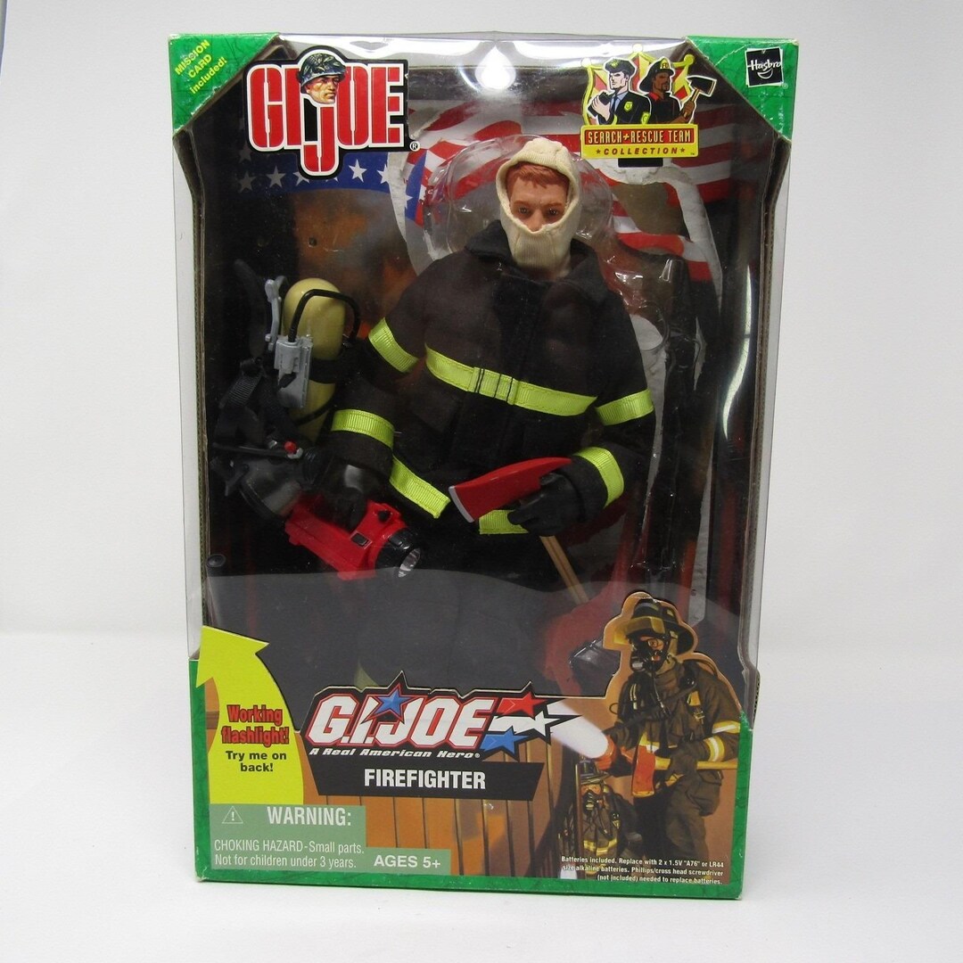 GI Joe A Real American Hero Firefighter Search Rescue Team Collection ...