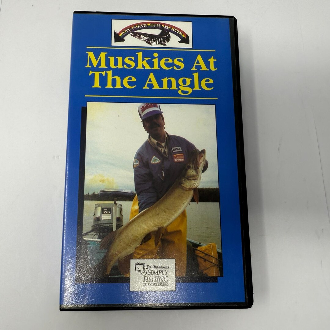Muskies at the Angle Fishing VHS Tape Bob Mehsikomer's Simply Fishing ...